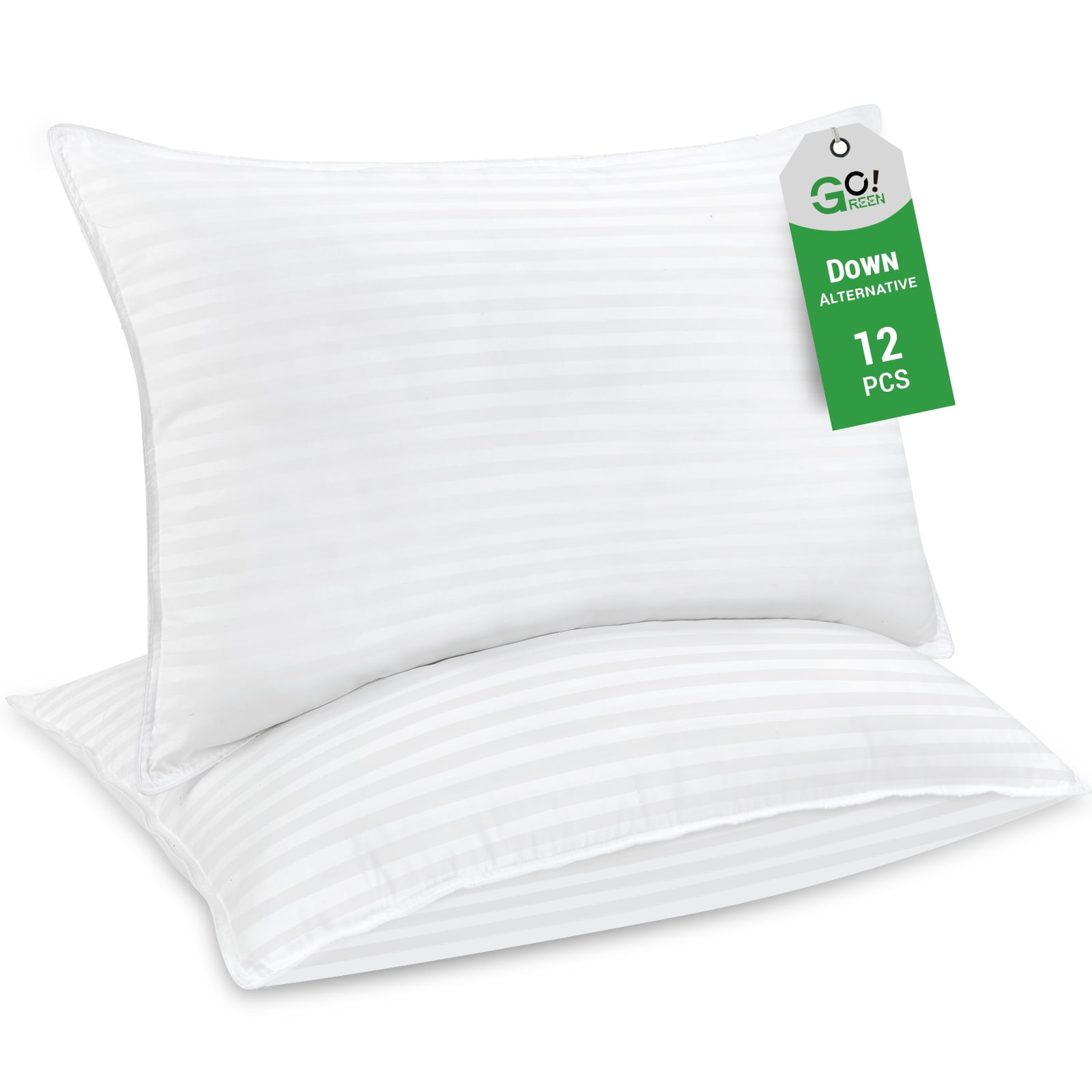Gogreen Hotel Collection Bed Pillows for Sleeping - Down Alternative ...