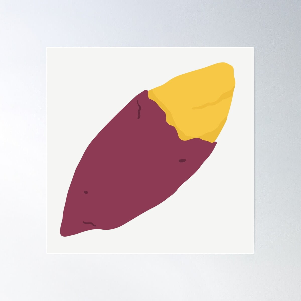 Goguma Sticker - Korean Baked Sweet Potato Poster Wall Art, Modern Wall ...