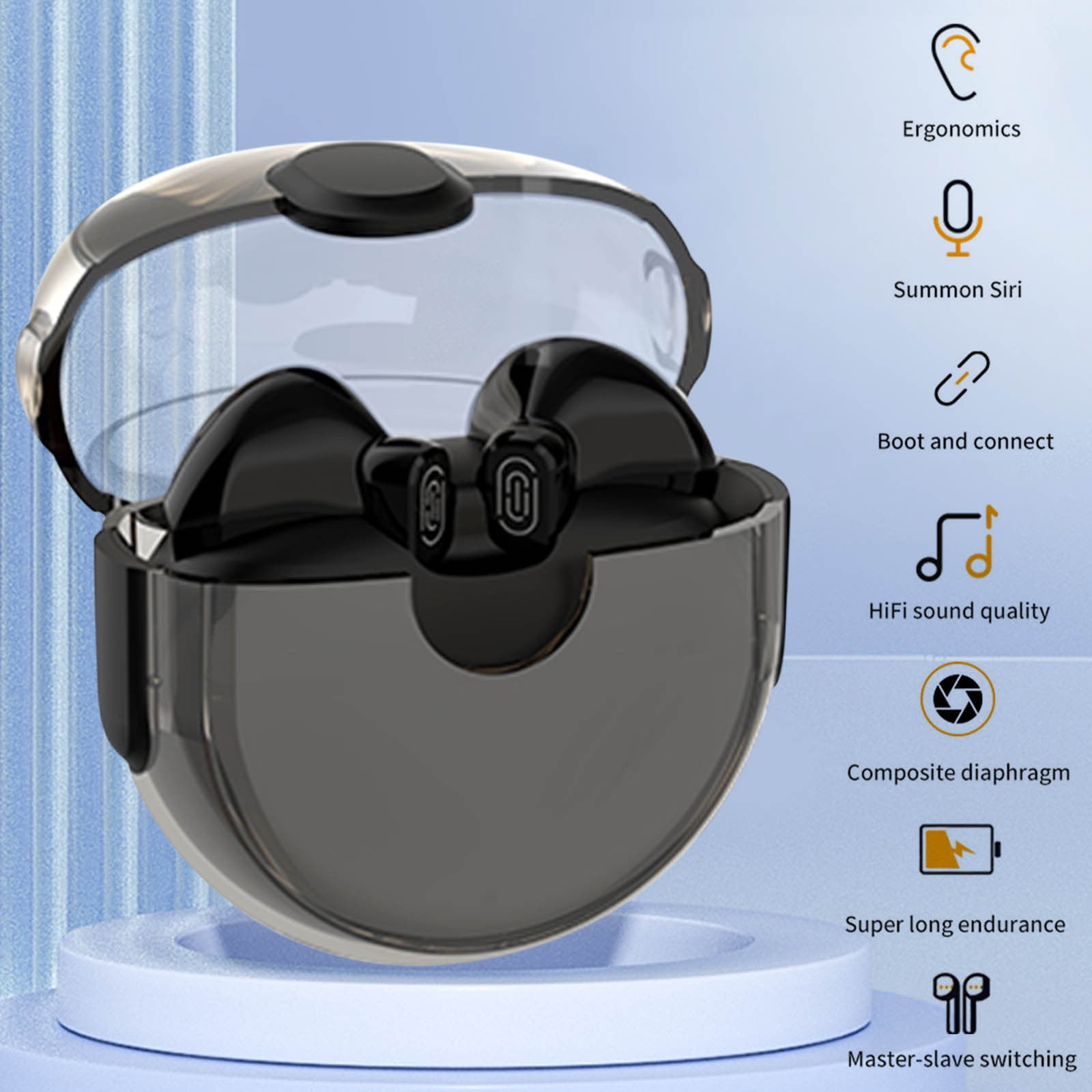 Gogusuu Bluetooth Headset for Cell Phone，Back To School Sale Items， New ...