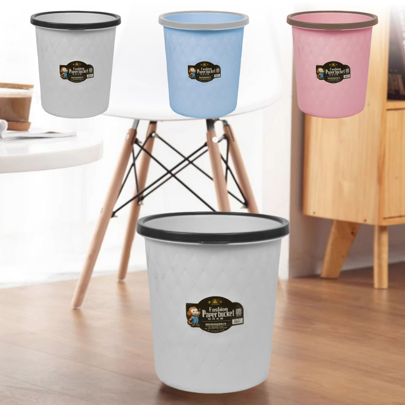 Gogusuu Clearance 11L Kitchen Trash Can Pressure-Activated Large ...