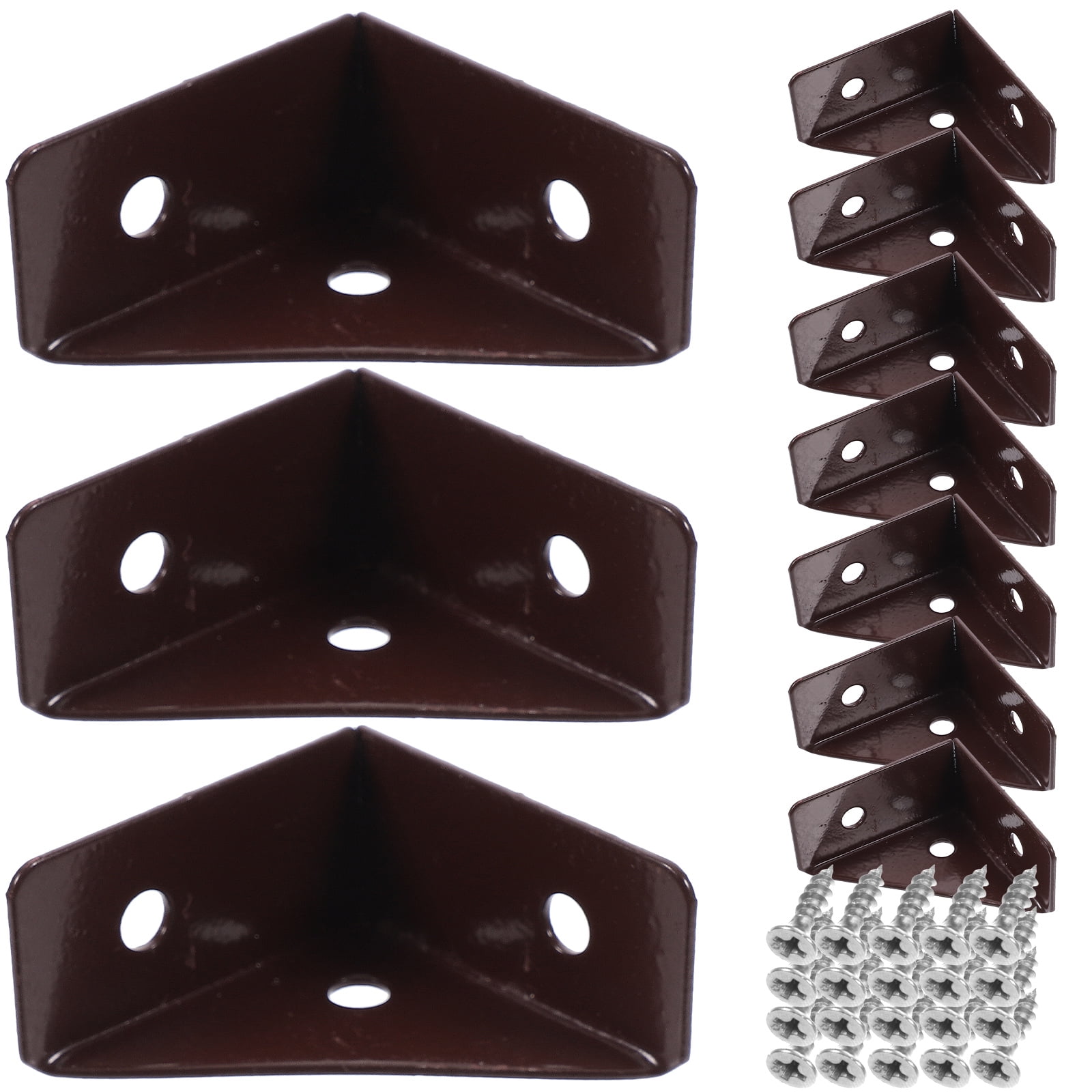 Goilinor 10pcs Bed Corner Supports Angle Brackets Triangle Corner Brace ...