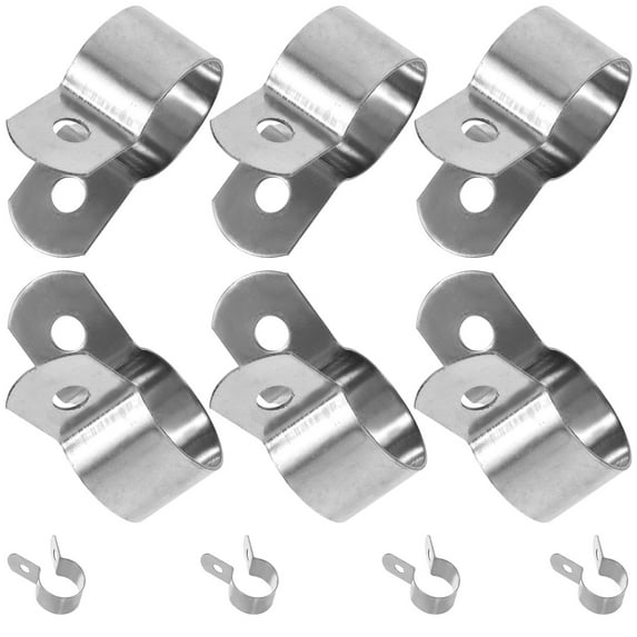 WINOMO Support Bracket 10Pcs 1.2In Silver U Shape Clips - Walmart.com