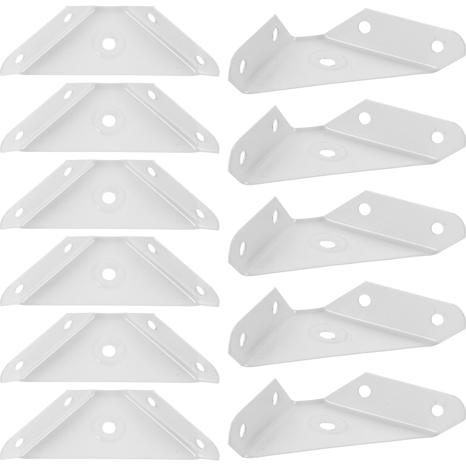 Goilinor 12pcs Corner Support Braces 90 Degree Cabinet Triangle ...