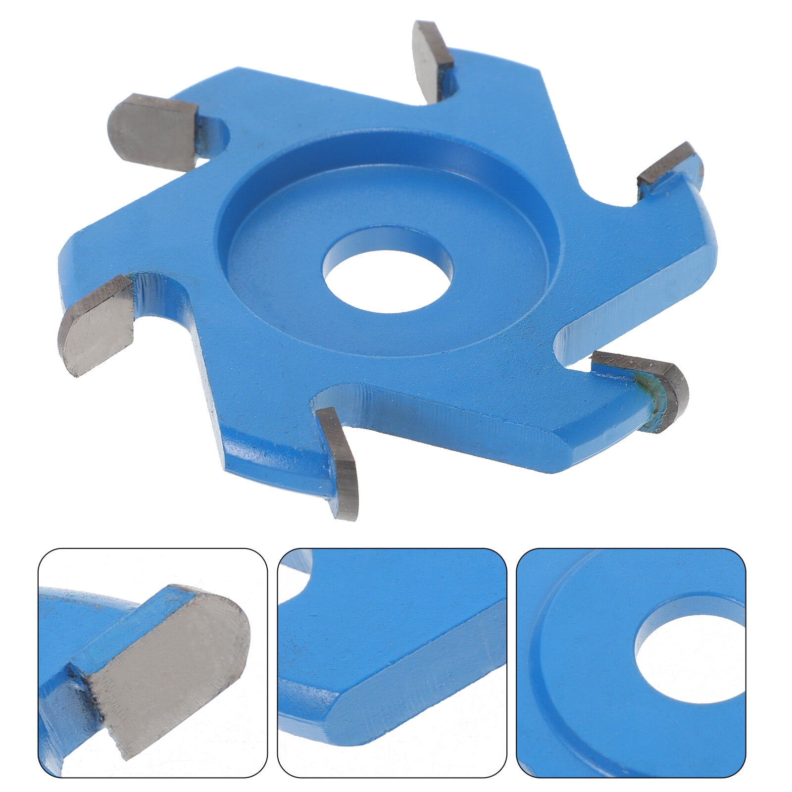 Goilinor 16mm Hole Bore Power Wood Carving Disc Arc Six Teeth Angle ...