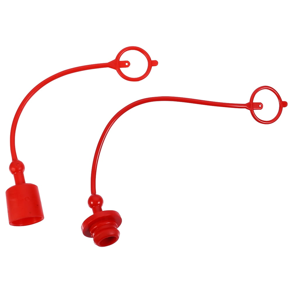 Goilinor 2 Sets Hose Connectors Quick Coupling Dust Covers Cap ...