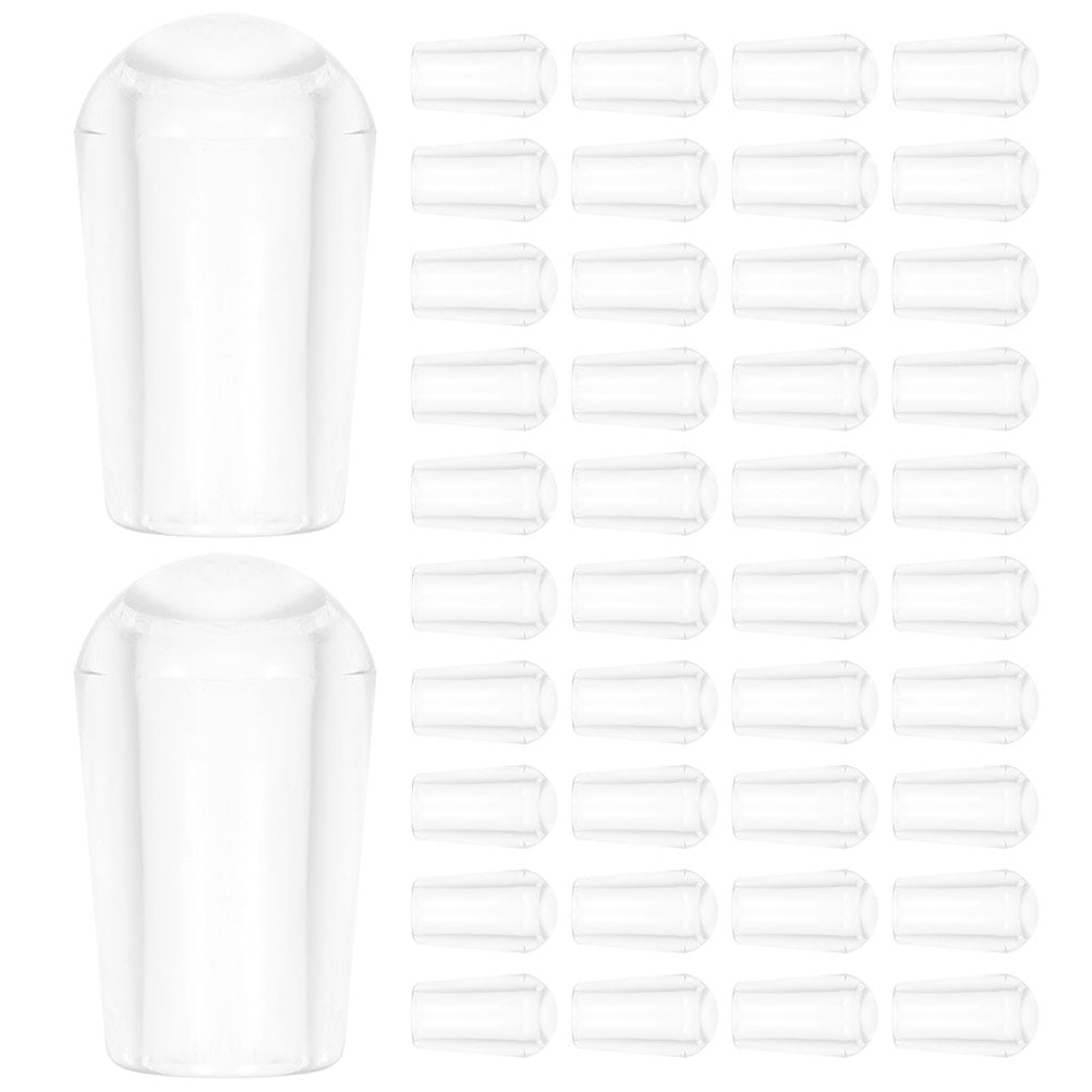 Goilinor 200Pcs Hanger End Caps PVC Wire Covers Clothes Hanger Thread ...