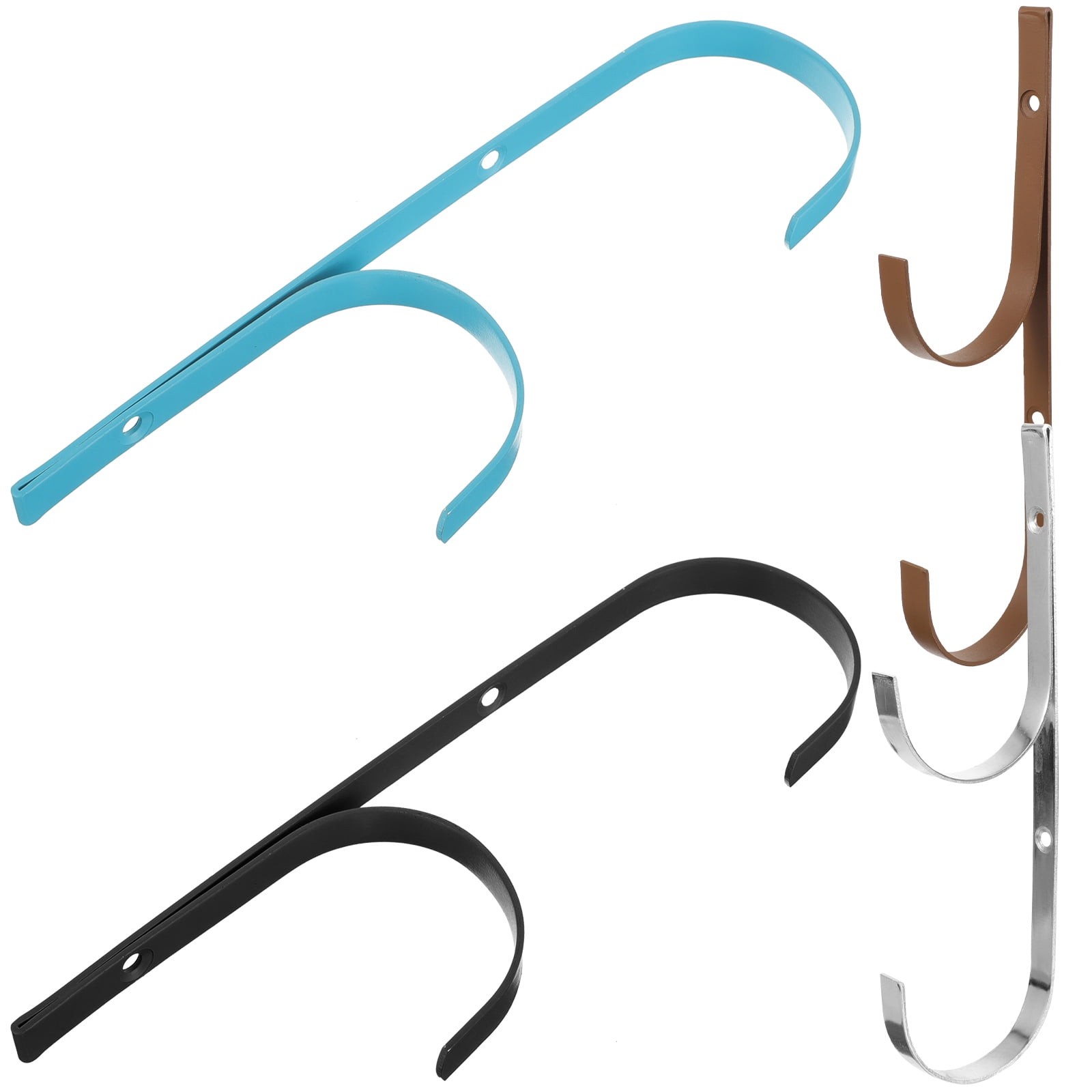 Goilinor 4Pcs Wear-resistant Pole Hangers Swimming Pool Wall Hooks ...