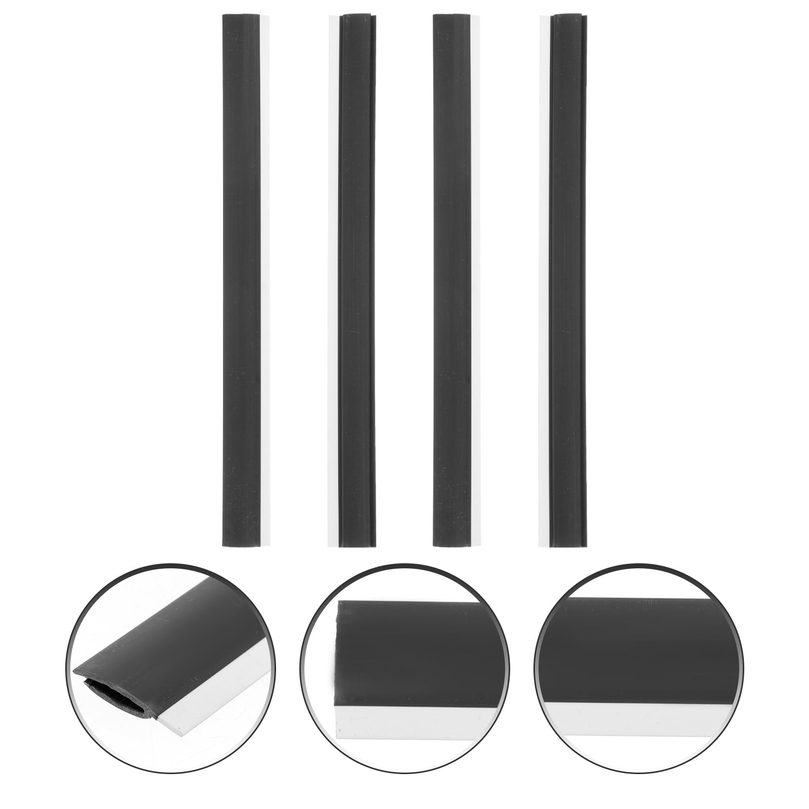 4pcs Rubber Strip for Dustpan Edge Lip Replacement Accessories ...