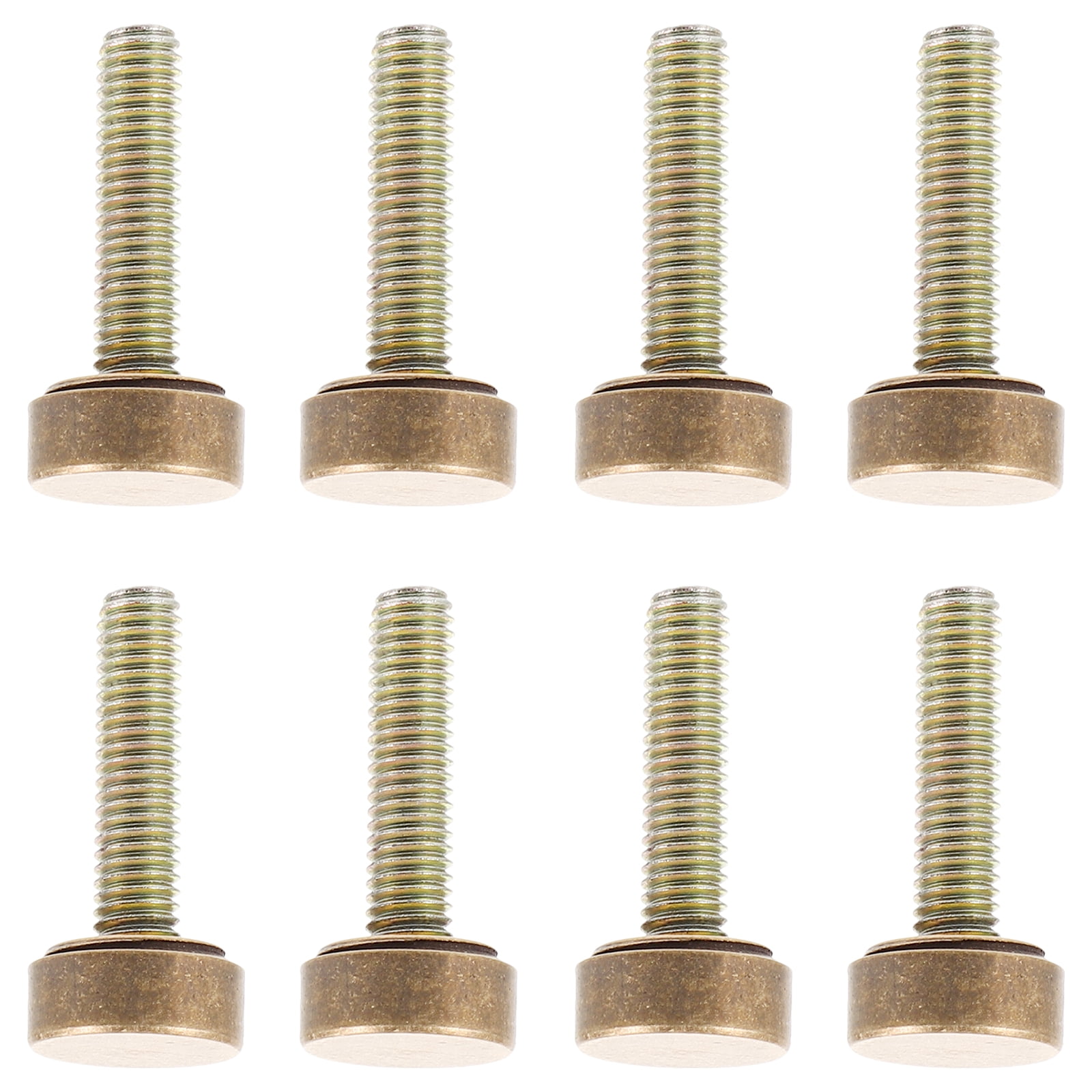 8 Pcs Mirror Brass Decorative Fastening Screws for Home Improvement ...