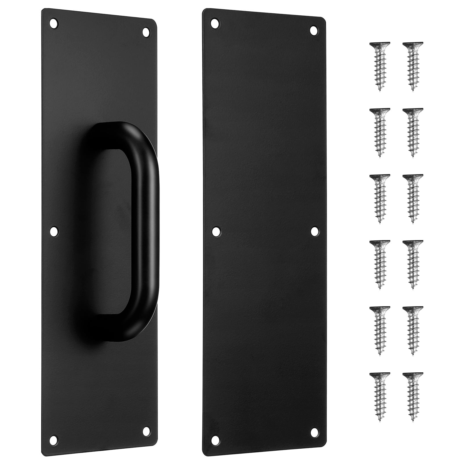 Goilinor Commercial Door Handle Pull Push Door Plate Handle Closet Door ...