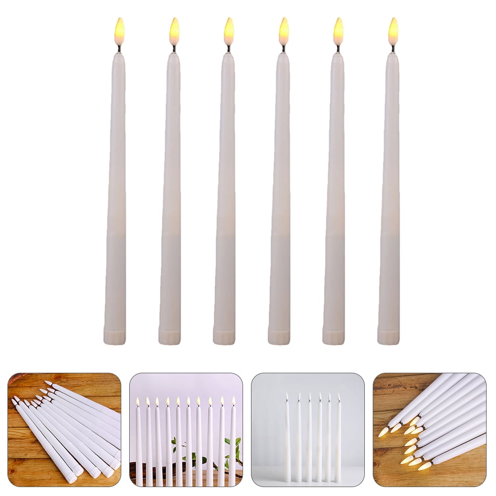 WINOMO Decorative Lighting LED Candles 6Pcs 0.8X0.8X11In - Walmart.com