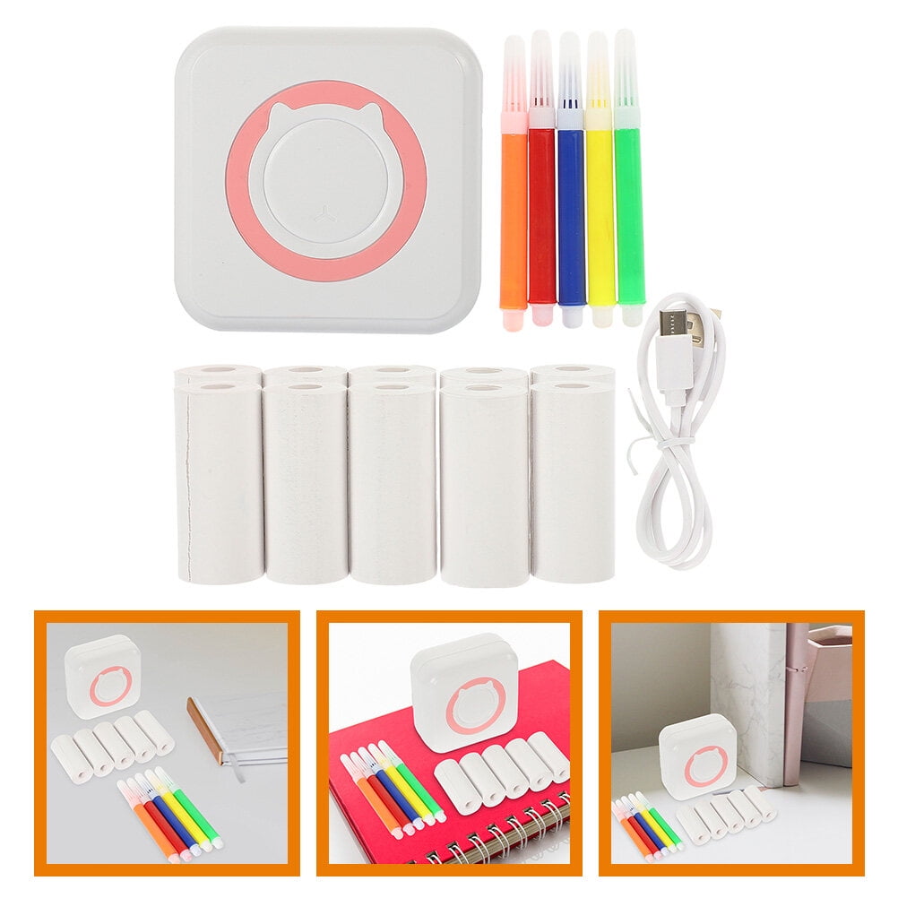 Goilinor Label Maker Machine with Tape Barcode Label Printer - Mini ...