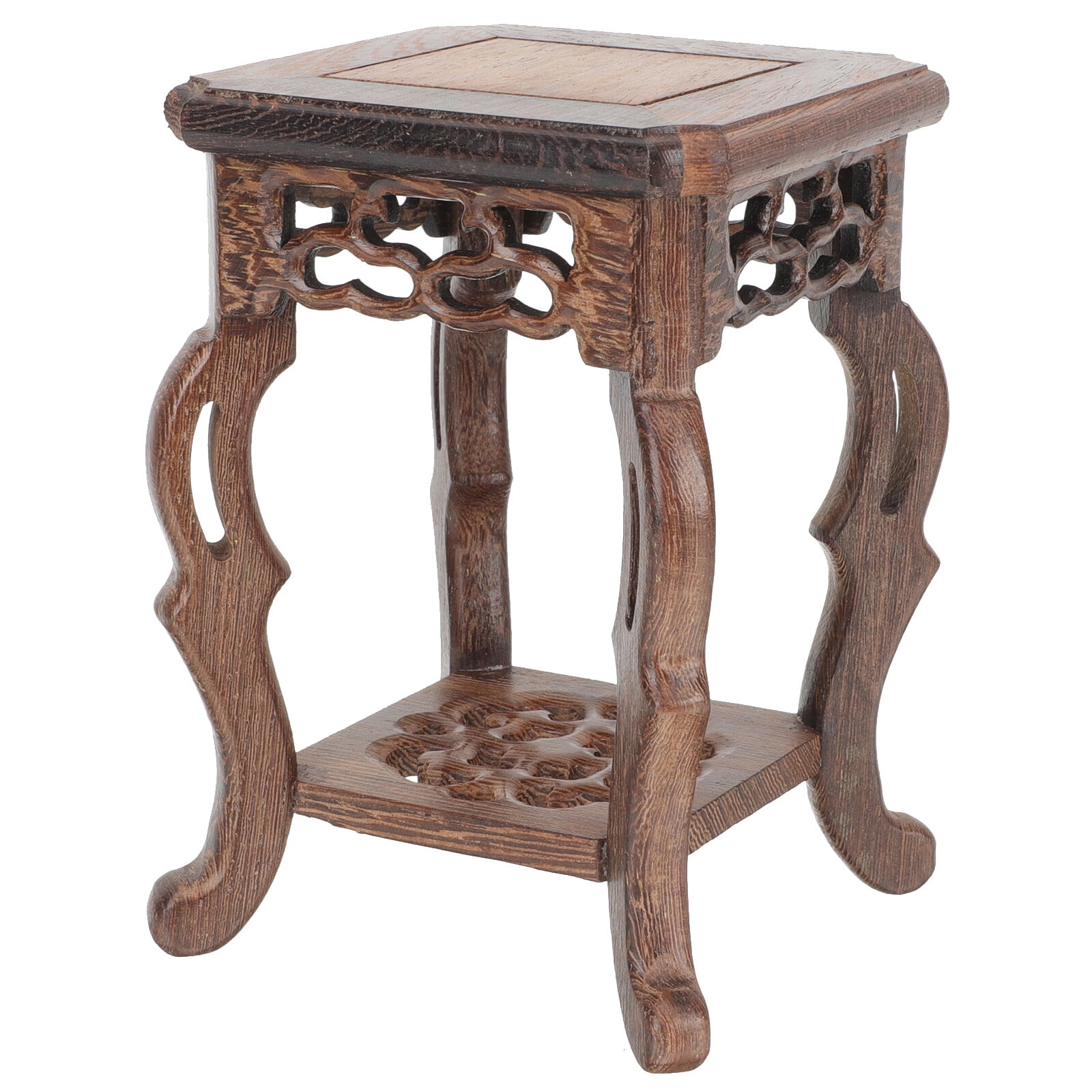 Goilinor Wood Flower Pot Base,Flower Pot Base Plant Stand Wooden Plant ...