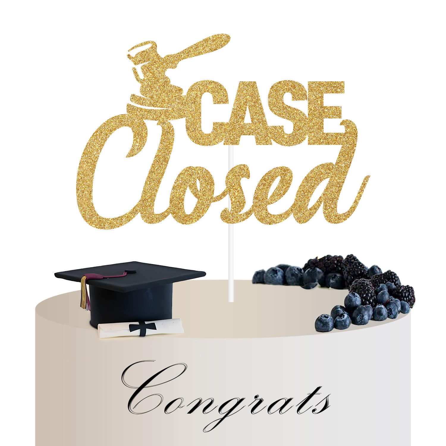 Goilpanitdia Case ClosedITSC Cake Topper, Congrats Lawyer, Born to ...