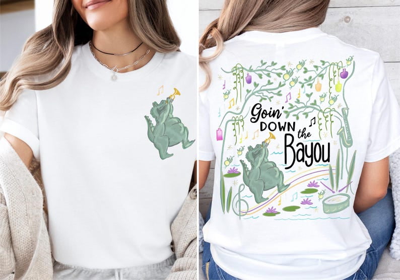 Goin' Down the Bayou Shirt, Bayou Adventure Ride T-Shirt, Princess and ...