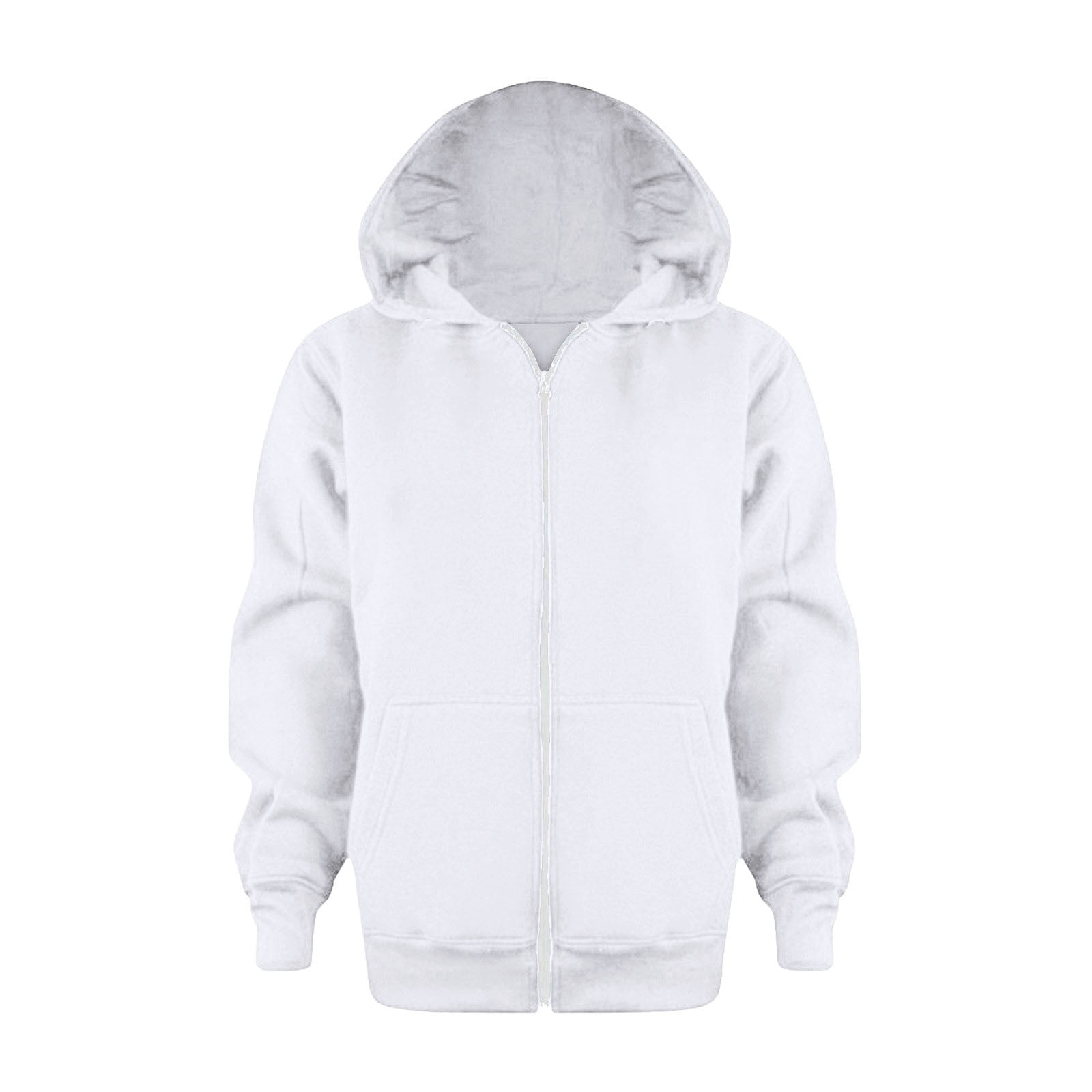 Goindgs Boys Sweatshirts Pullover Toddler Kids Solid Color Zip Up Jackets Hoodie Top Long Sleeve ...