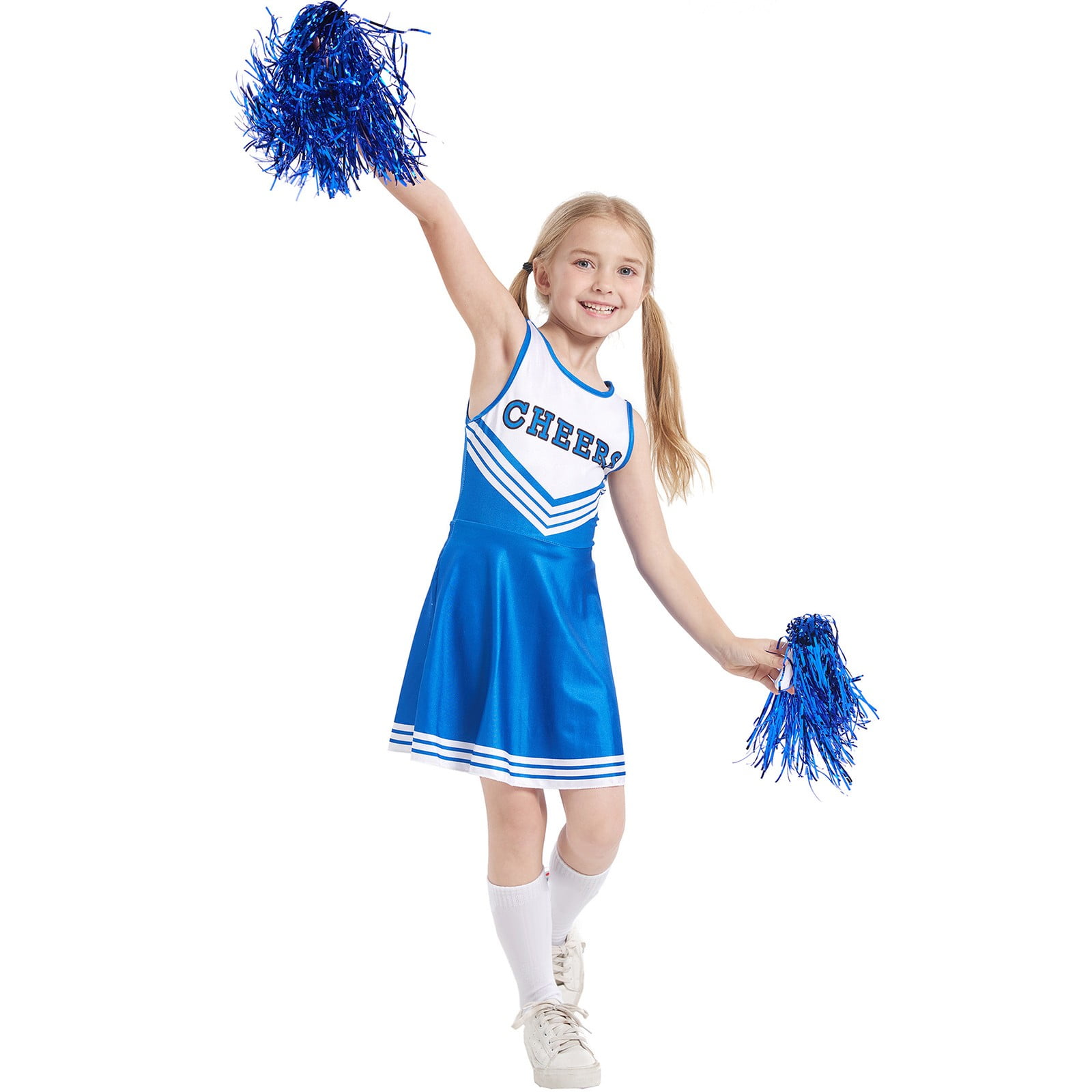 Goindgs Cheerleader Dresses Set for Girls,Cute Cheer Uniform Outfit ...
