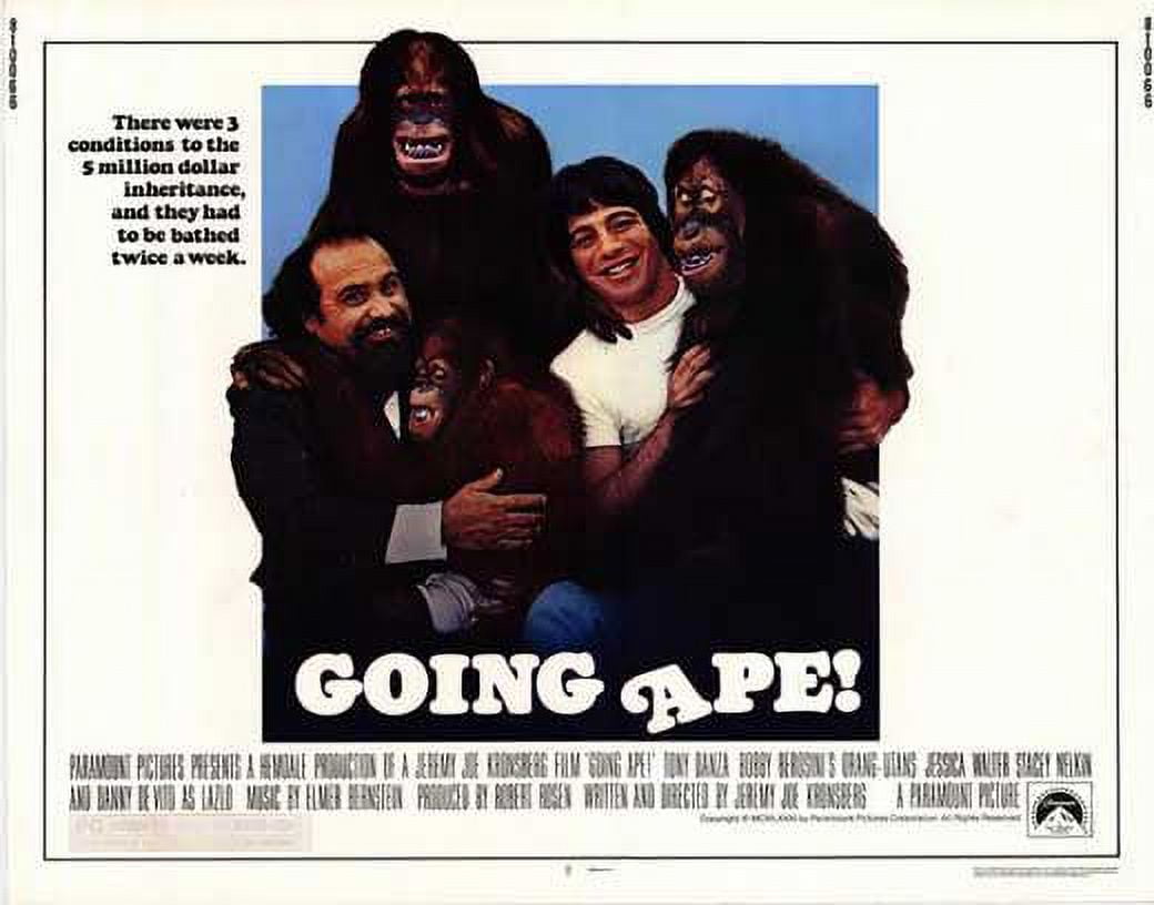 Going Ape - movie POSTER (Style A) (11" x 14") (1981) - Walmart.com