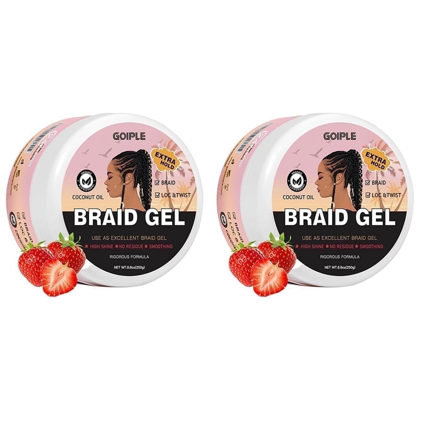 Goiple Extra Hold Braid Twist, Locs Gel, Edge No Flake,High Shine Lock ...