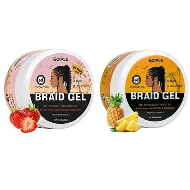 LOC N GEL Hair Care Twist Braids Wave Edge Gel, Extra Hold with Aloe ...