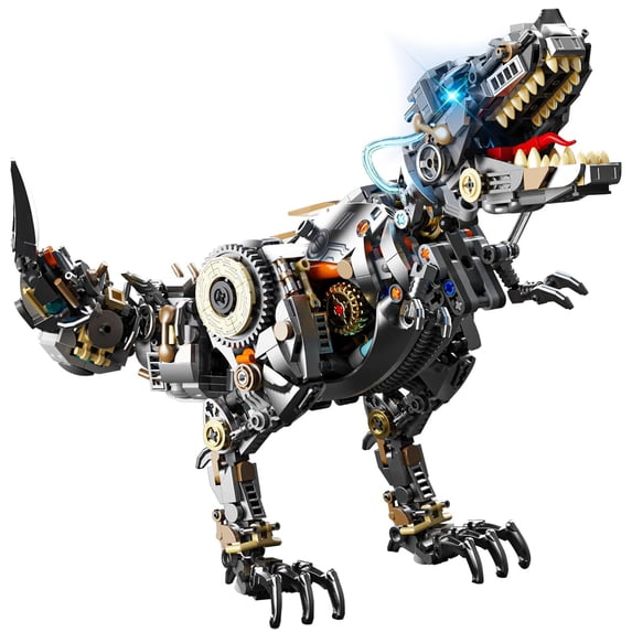 Goirzi 1268Pcs Mechanical T-Rex Building Blocks Set - Dinosaurs ...