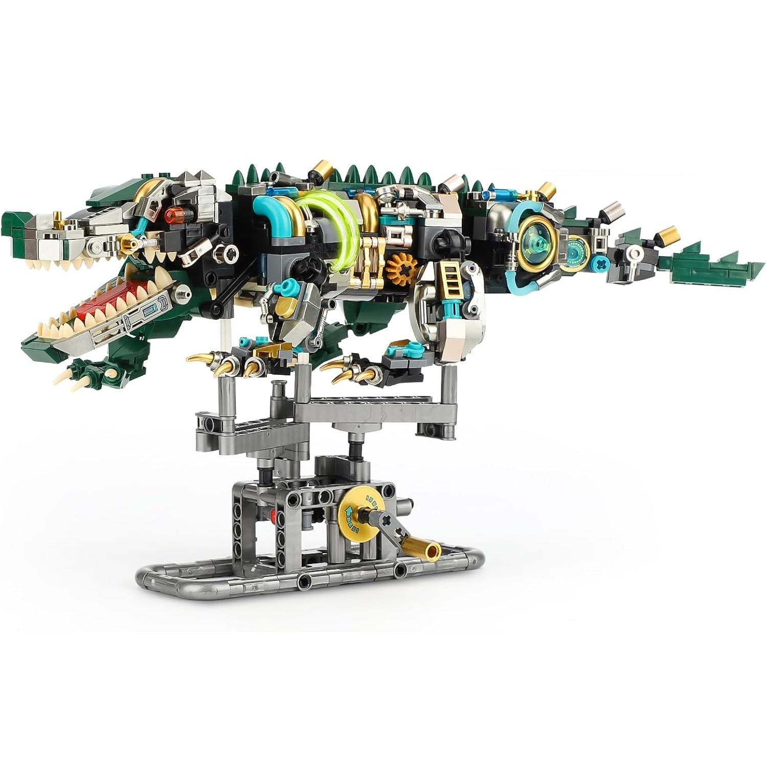Goirzi 996Pcs Mechanical Crocodile Building Blocks Set - Animals ...