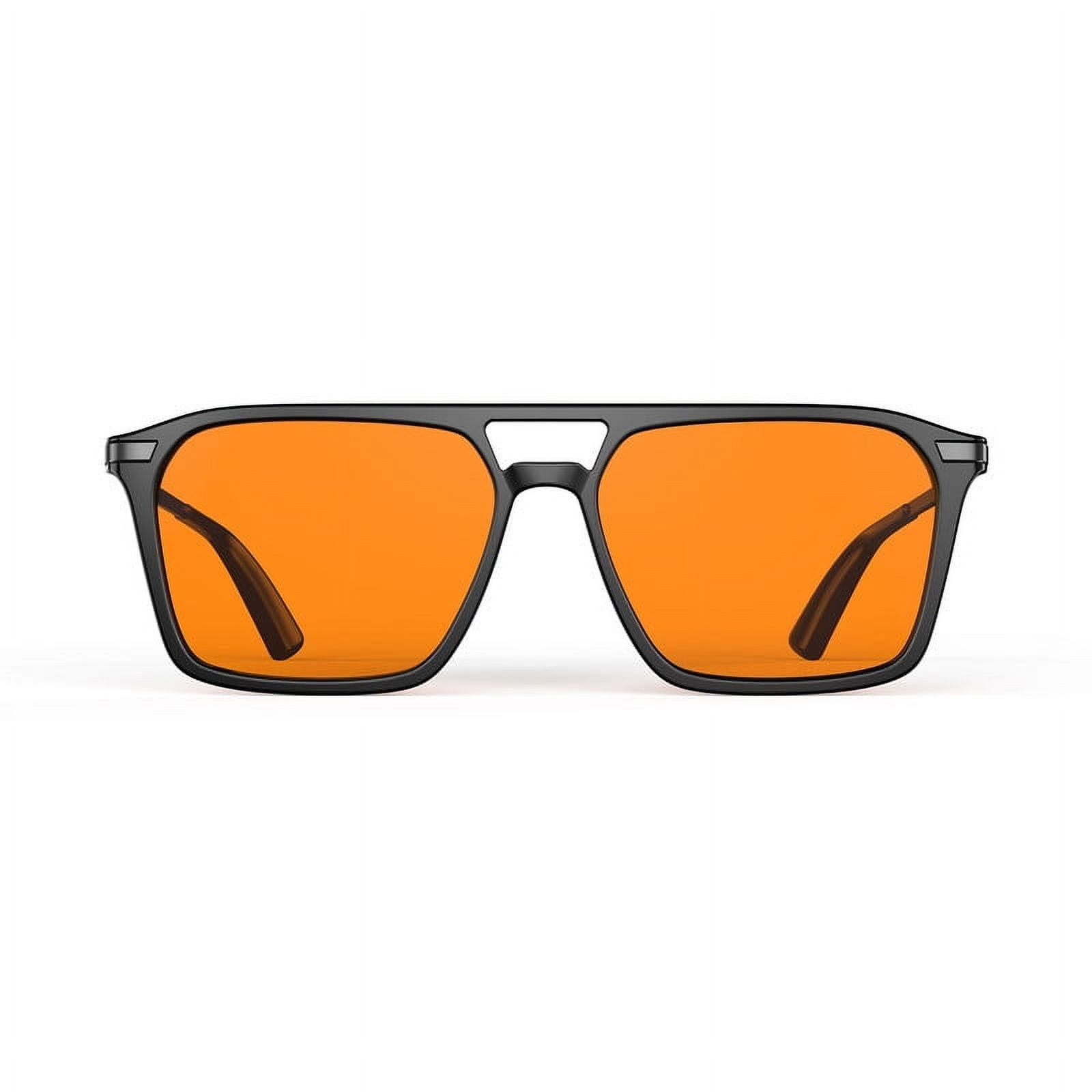 Goiteia Blue Light Blocking Glasses, Amber Tint, Ultra Light, Spring ...