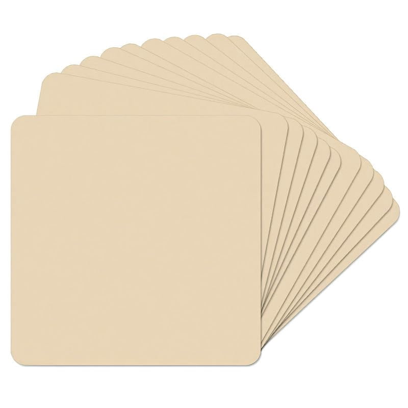 Gojeeva Pine Wood Artistic Creations Square MDF Wood Slices Board 25mm ...