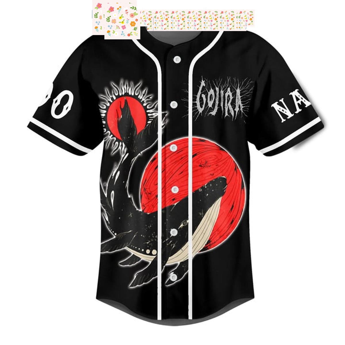 Gojira Change Yourself And Change The World Personalized Baseball ...