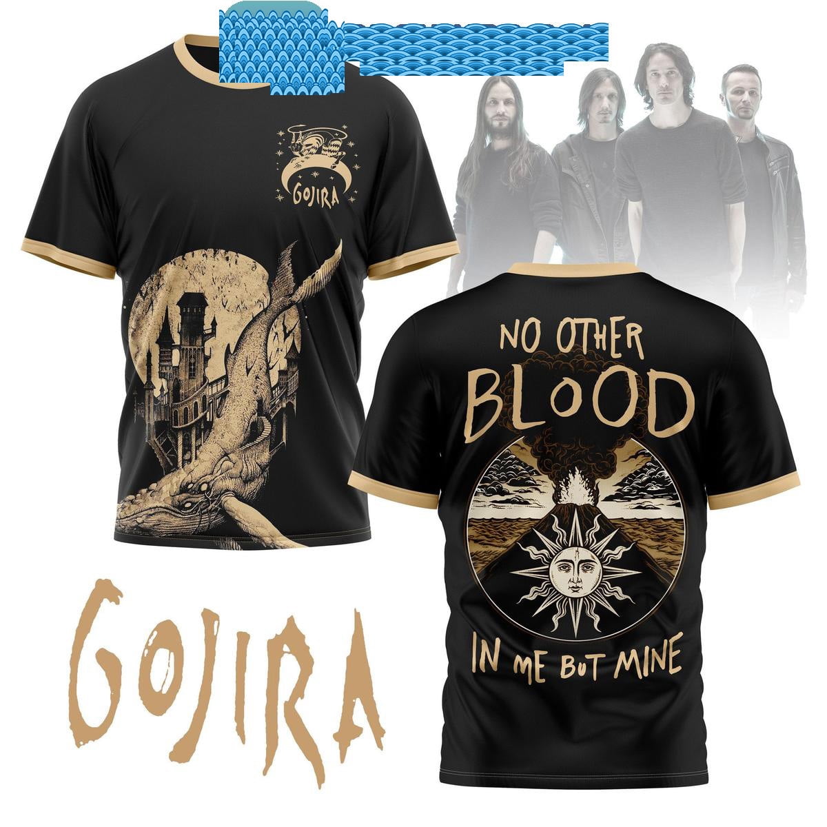 Gojira No Other Blood In Me But Mine Hoodie T-Shirt - Walmart.com