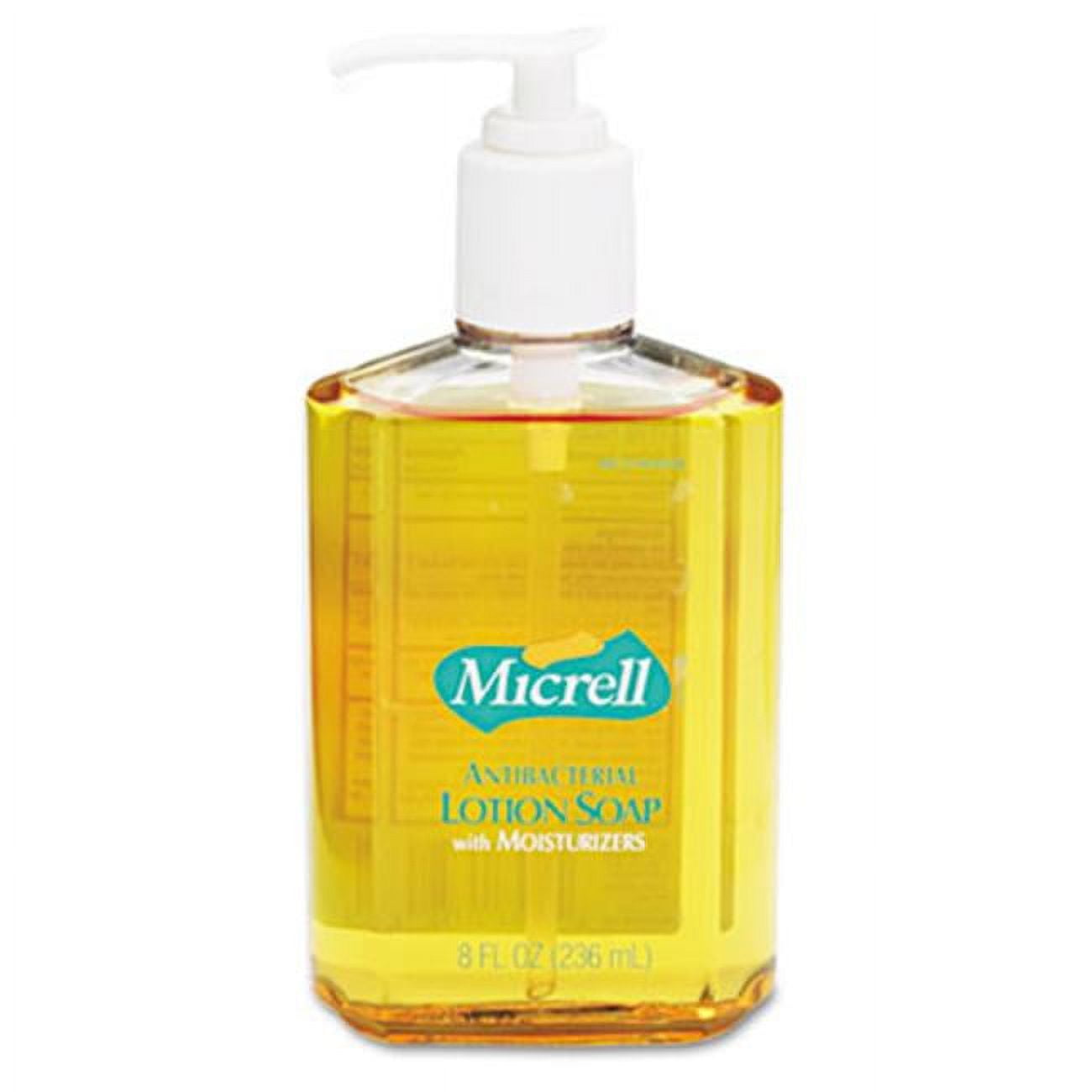 Gojo 975212CT MICRELL Antibacterial Lotion Soap Unscented Liquid 8oz ...