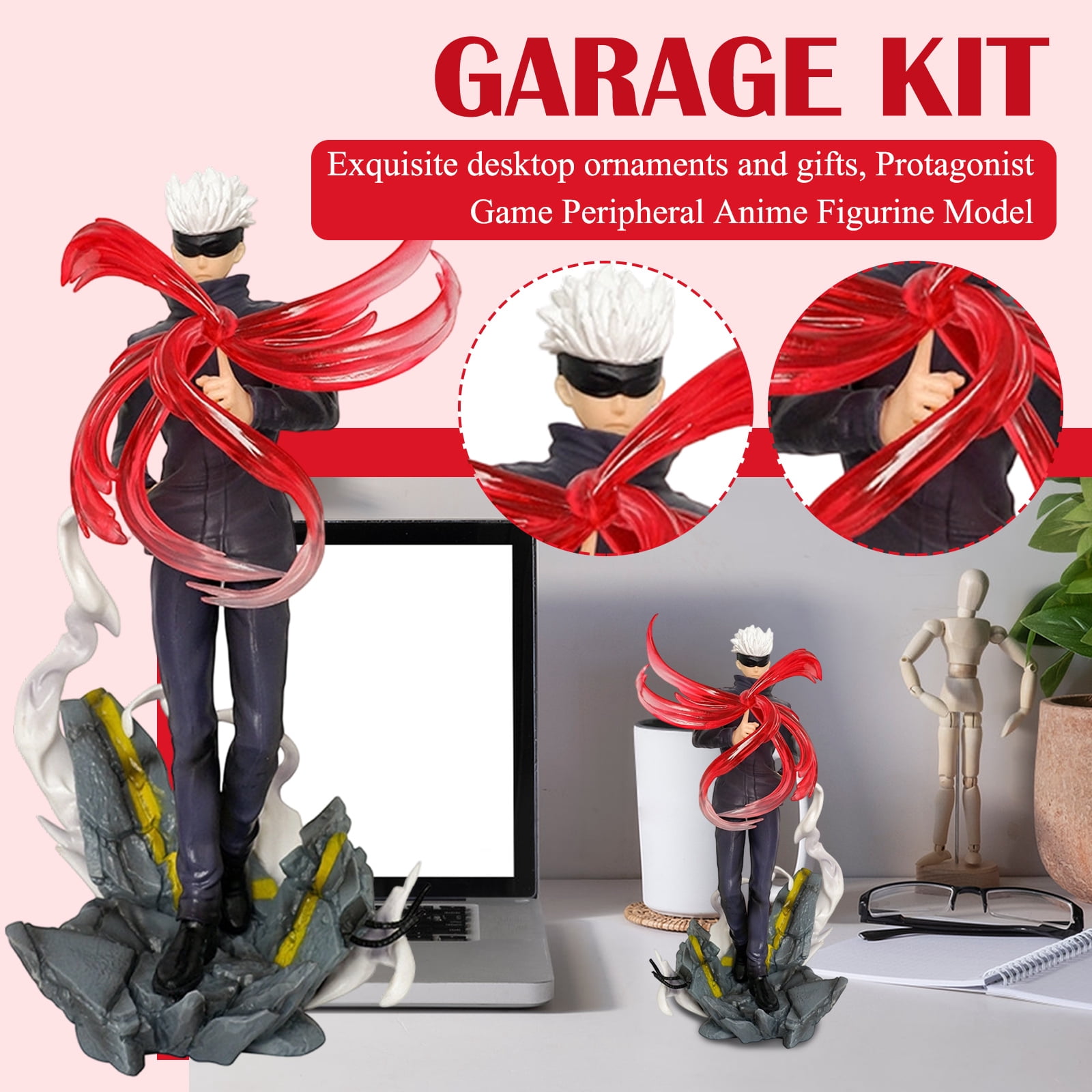 Gojo Battle Figures, JJK 11.2Inch Gojo Battle Anime Figure Statues ...