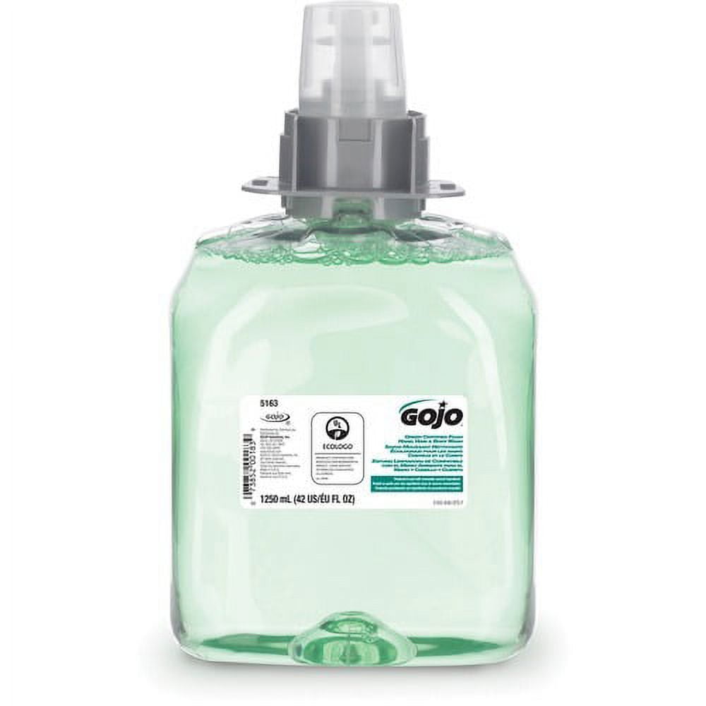 Gojo FMX-12 Refill Green Certified Hair/Body Wash Cucumber Melon Scent ...
