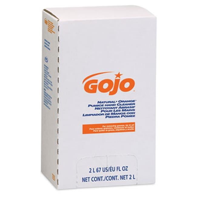 Gojo NATURAL ORANGE Pumice Hand Cleaner Refill Citrus Scent 2000 mL 4 ...