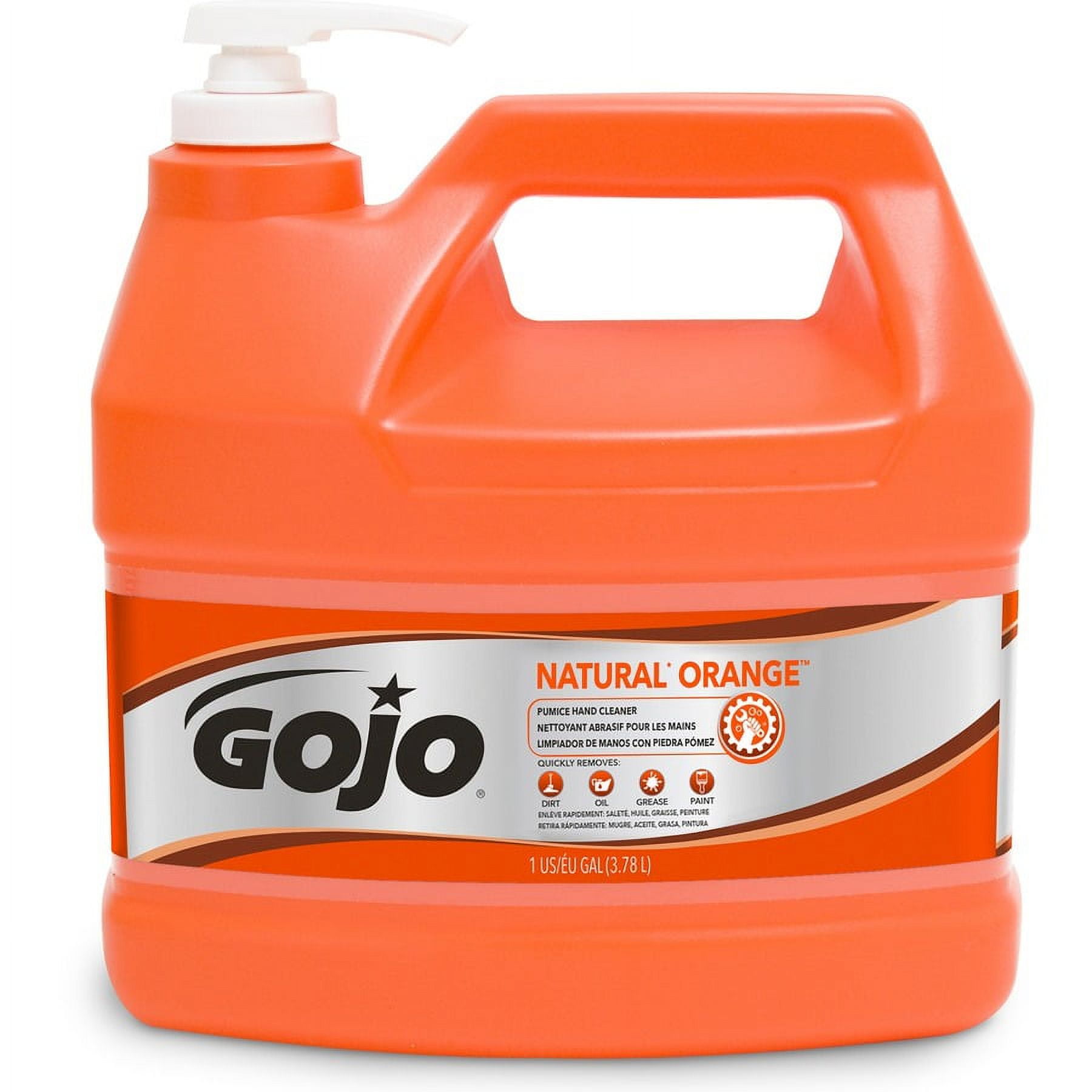 GOJO Citrus Heavy Duty Natural Orange Pumice Hand Cleaner - Walmart.com