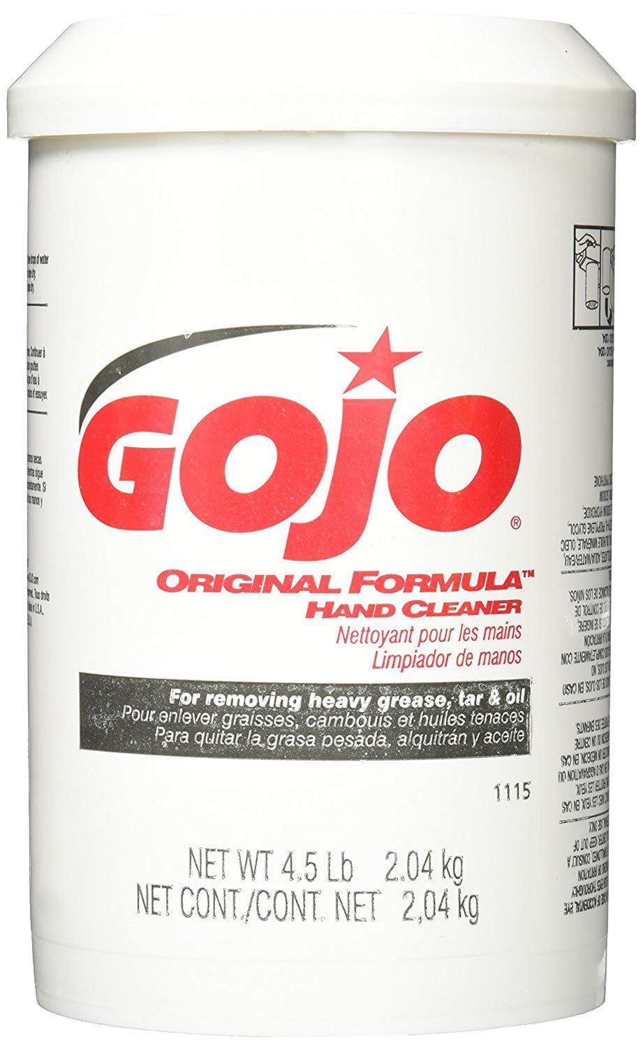 Gojo Original Formula Hand Soap, Creme-Style Cleaner Cartridge, 4.5lb ...