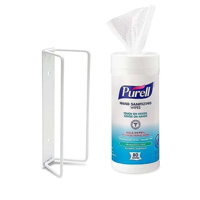 Gojo Purell Alcohol Formulation Sanitizing Wipes 80 Count Canister ...