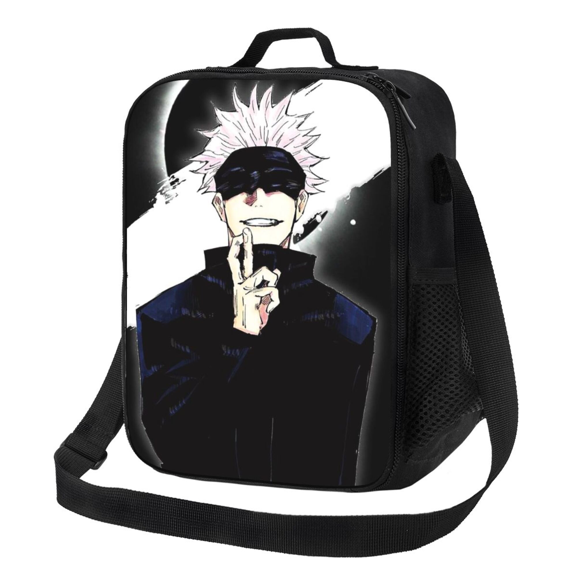 Gojo Satoru Anime Lunch Bag Tote Shoulder Bags Insulated Lunch Box ...