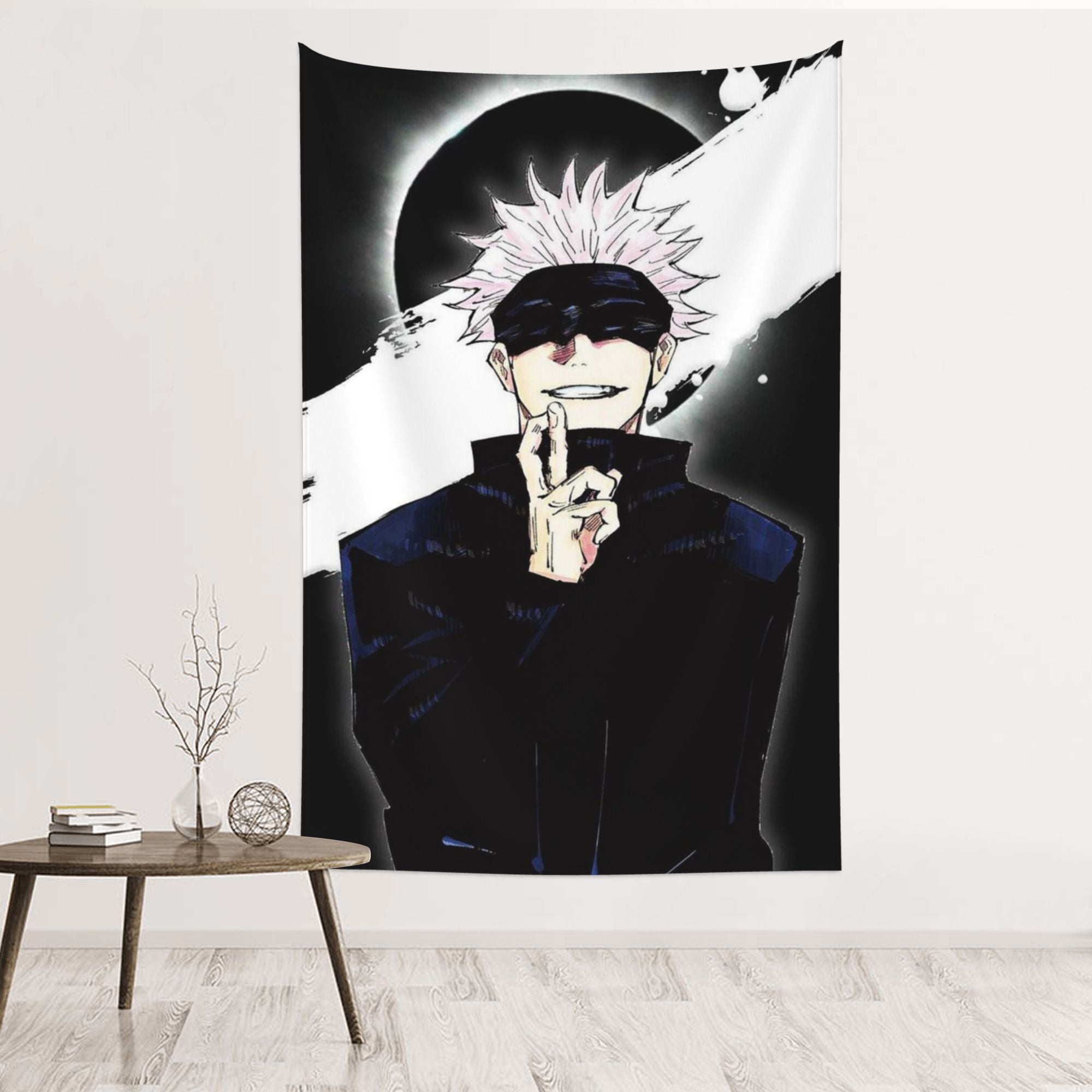 Gojo Satoru Anime Tapestry Wall Hanging Aesthetic Tapestries for ...