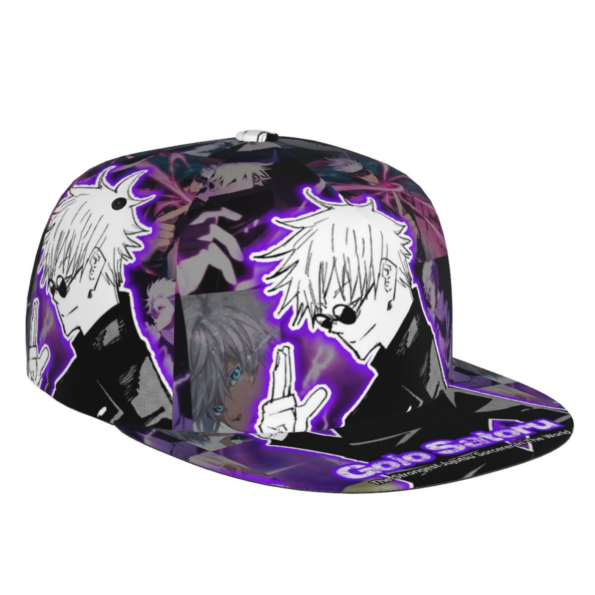 Gojo Satoru Brim Bill Baseball Cap Adjustable Snapback Hat Hip Hop Caps ...