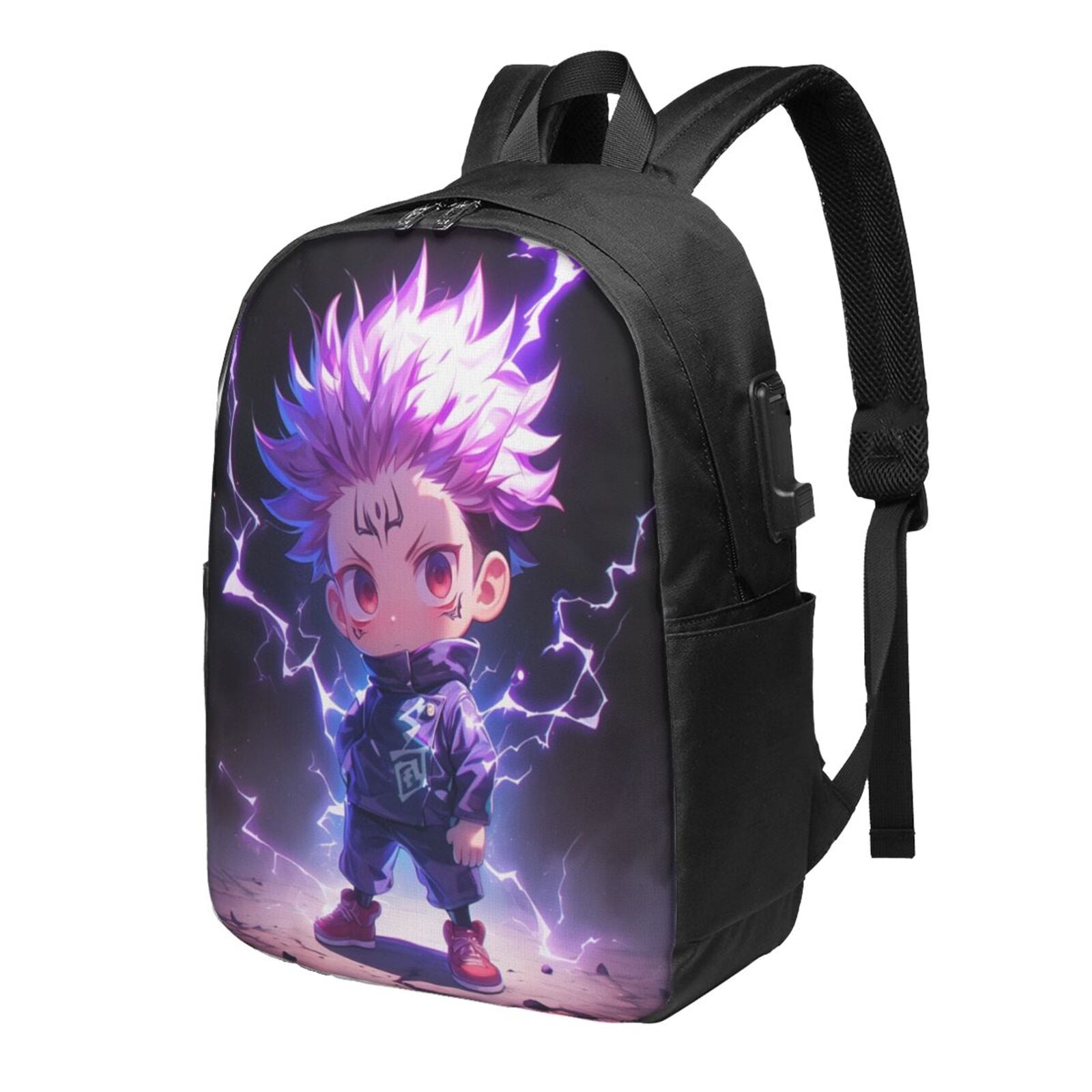 Gojo Satoru Cartoon Backpacks 17 Inch Anime Large Capacity School ...