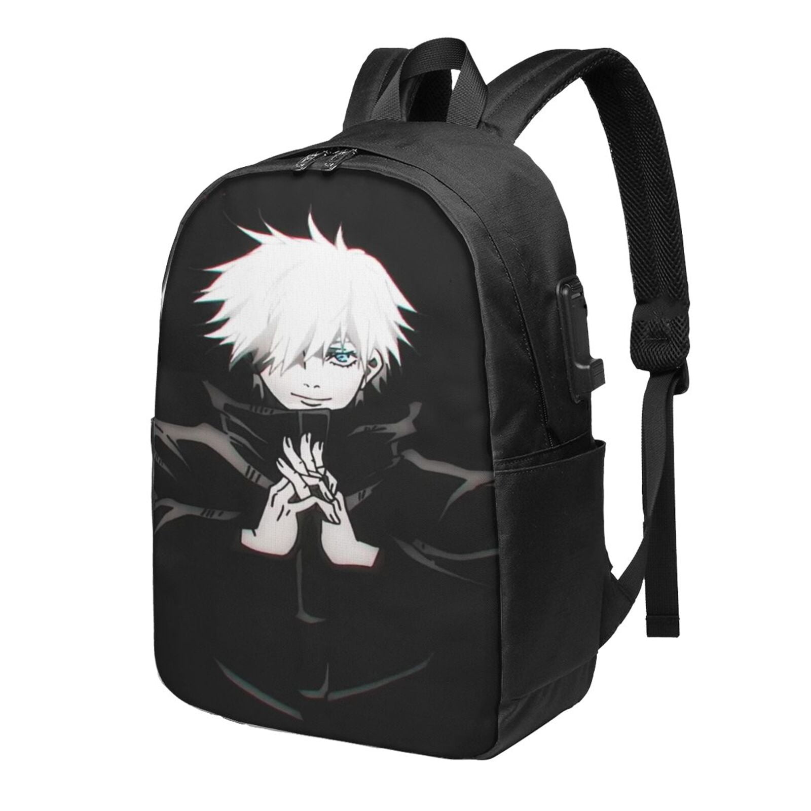 Gojo Satoru Cartoon Backpacks 17 Inch Anime Large Capacity School ...