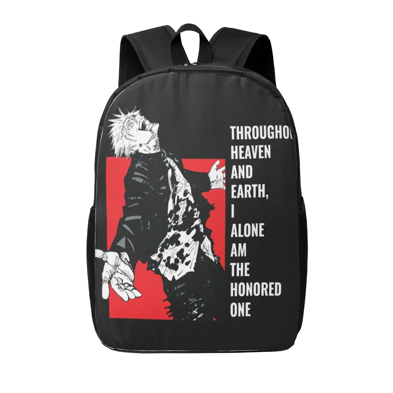 Gojo Satoru Cartoon Backpacks Lightweight 17 Inch Large Capacity Unisex ...