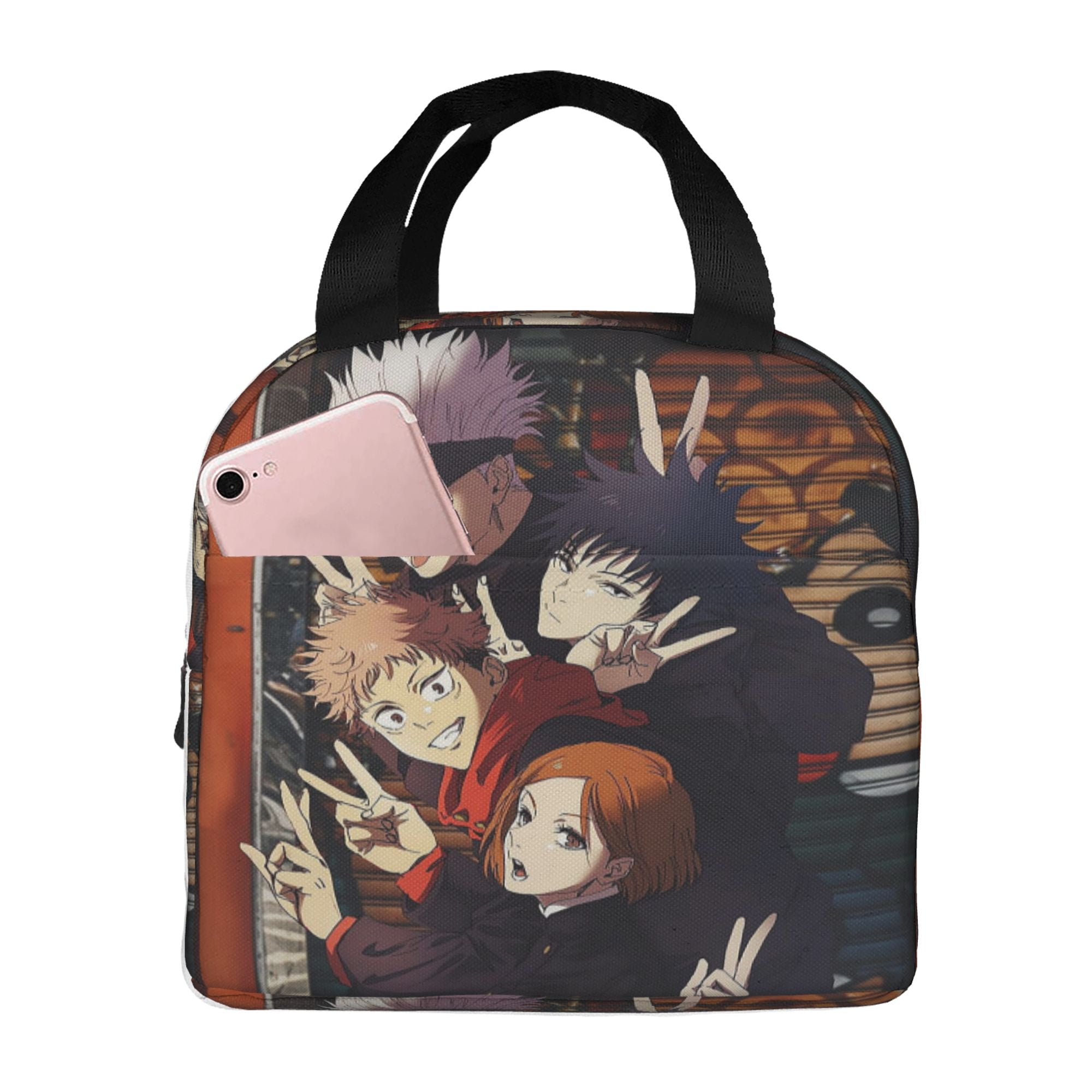 Gojo Satoru Funny Gojo Lunch Bag Tote Shoulder Bags Insulated Lunch Box ...