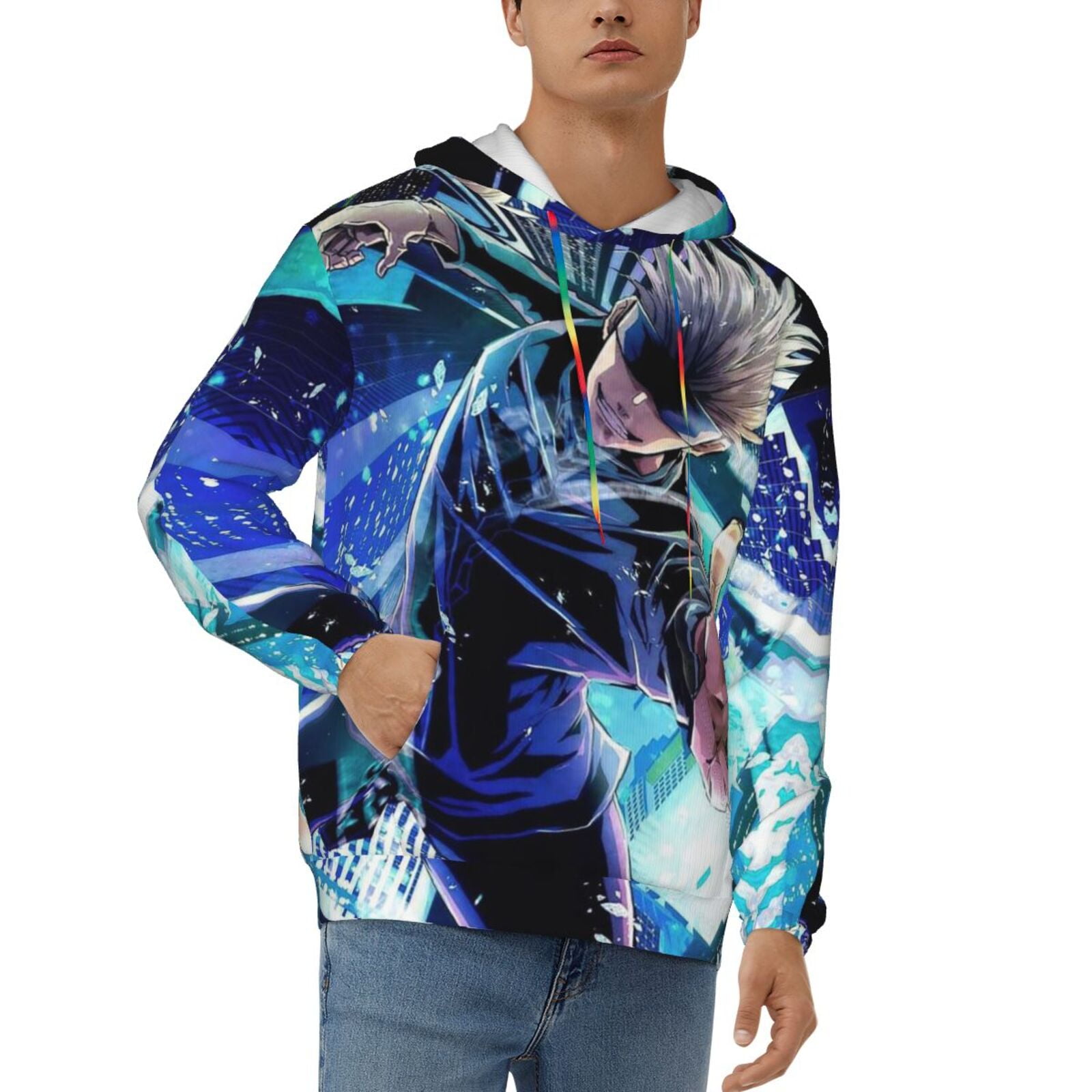 Gojo Satoru Gojo Adult Teen Hoodies Pullover Sweatshirt Casual Long ...