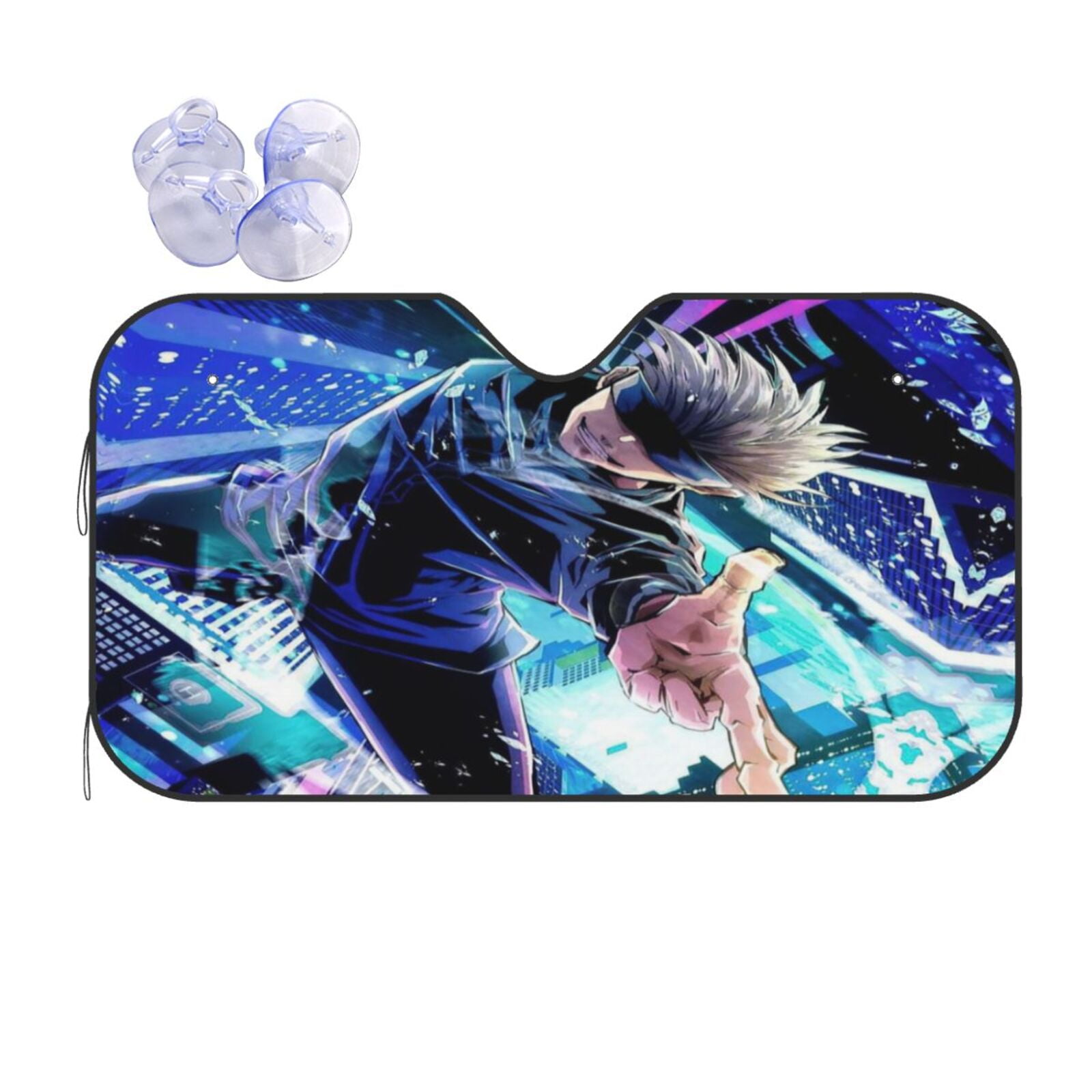 Gojo Satoru Gojo Car Sunshade Windshield Automotive Sun Shade Foldable ...