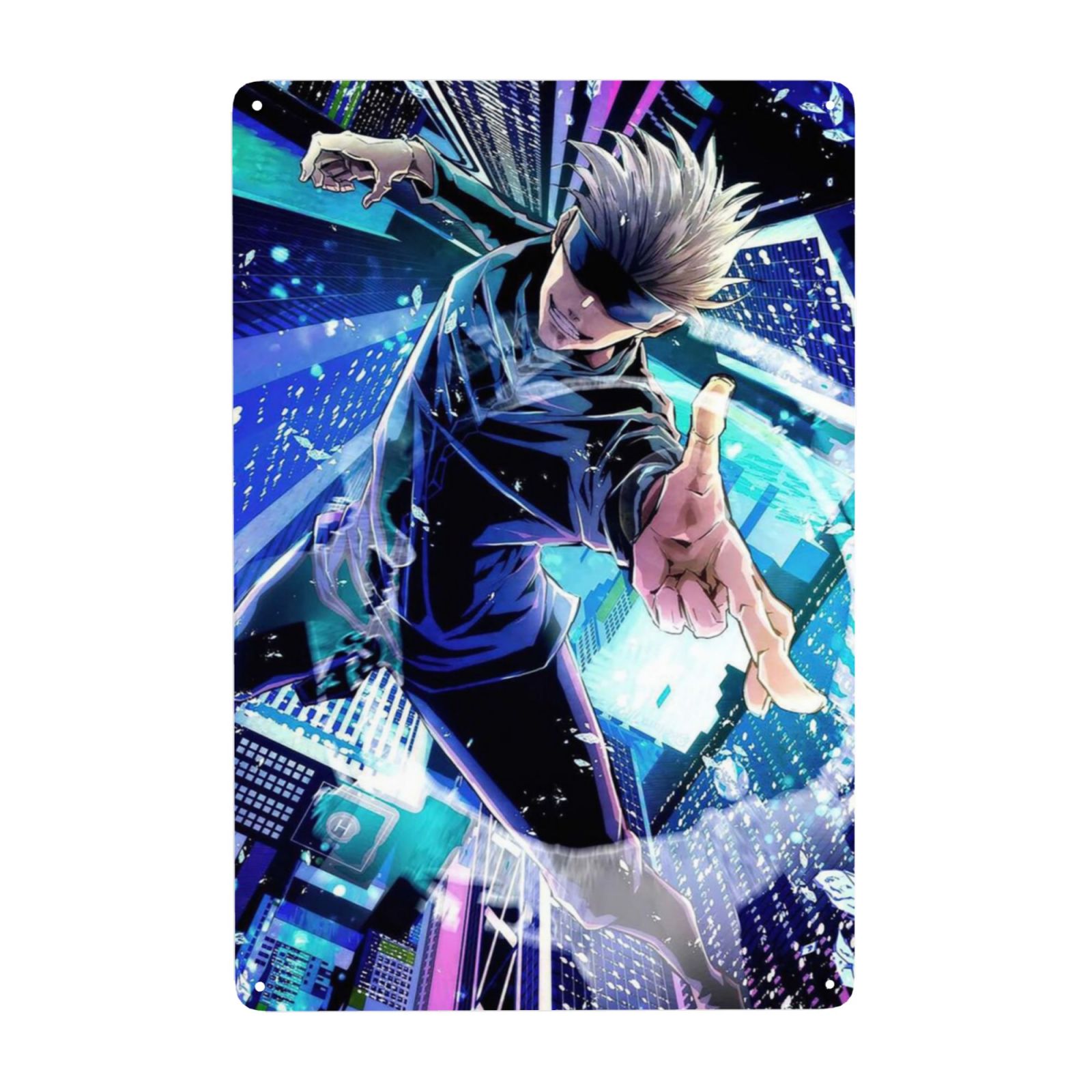 Gojo Satoru Gojo Poster Vintage Tin Sign For Bar Office Home Iron ...