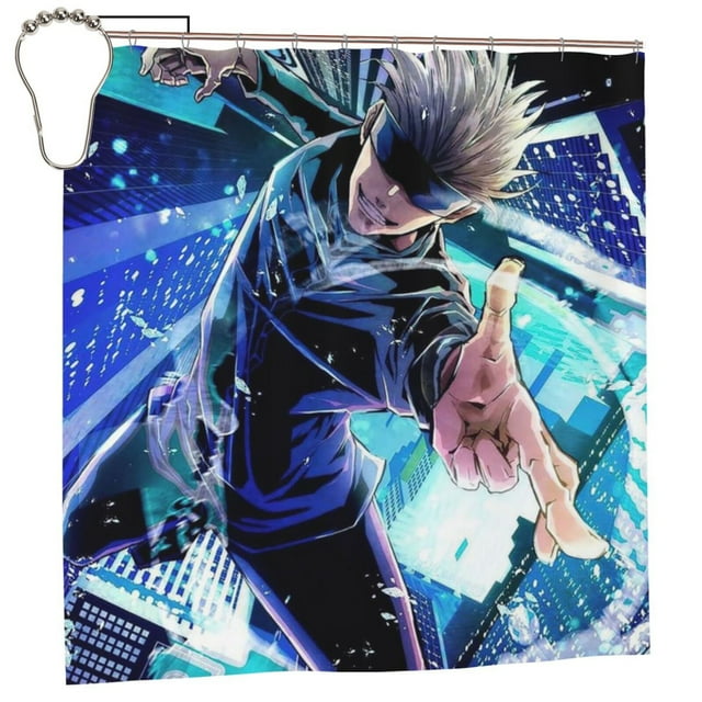 Gojo Satoru Gojo Shower Curtain 72 x 72 in Bathroom Decor Fabric Bath ...