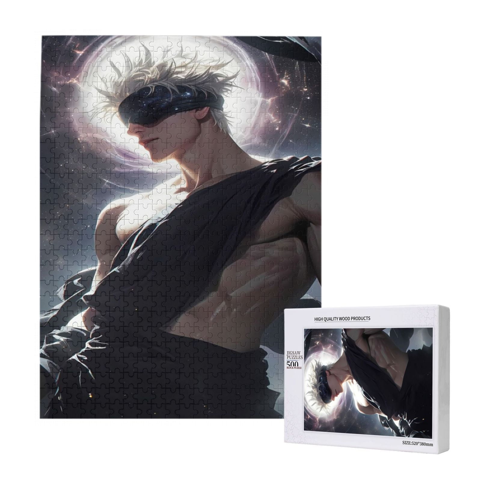 Gojo Satoru Jigsaw Puzzle Interactive Brain Teaser Board Game for ...