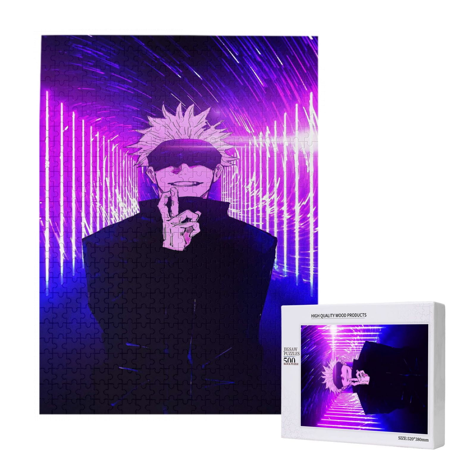 Gojo Satoru Jigsaw Puzzles 300/500/1000 Pieces Wooden Puzzles Gift for ...
